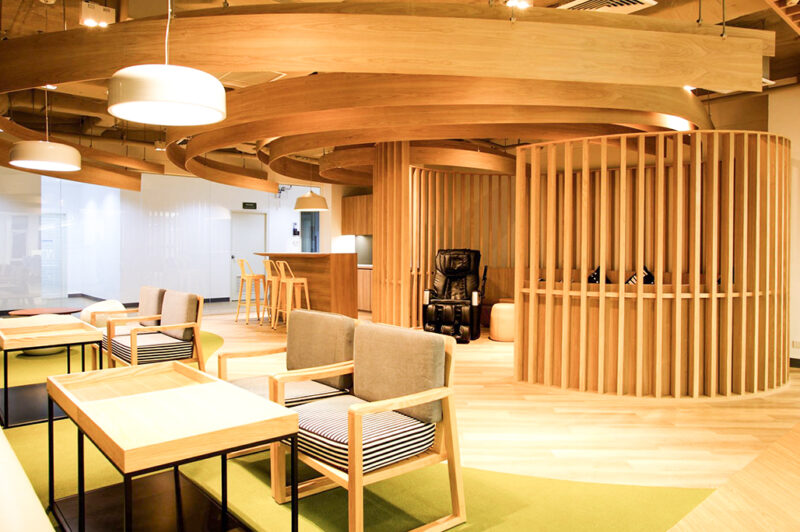 ผลงานติดตั้งพื้นกระเบื้องยางที่ AEON Office - พื้น SPC กระเบื้องยางลาย ...